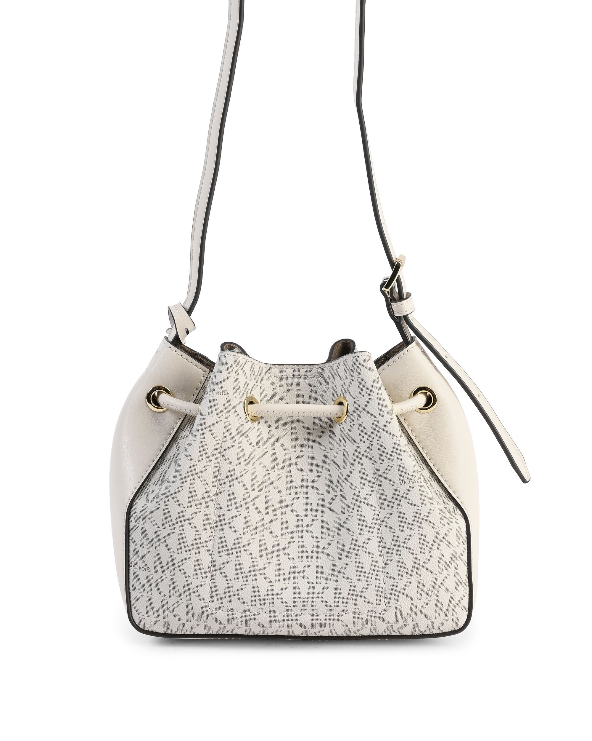 Michael Kors Small Bucket Messenger Bag 35F2G8PM1B LT CREAM MULTI | Buy2Bee